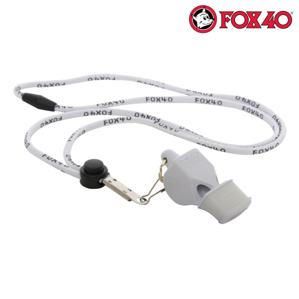 Fox 40 Whistles + Lanyard Fox 40 Classic Eclipse 8403/04-0708 White ...
