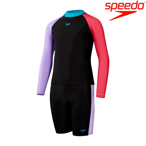Speedo Suit colourblock rash top & jammer set | Nairobi Sports House